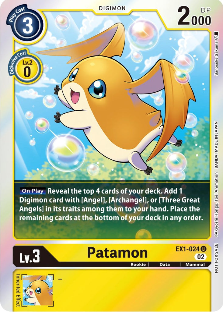 Patamon [EX1-024] (Official Tournament Pack Vol.8) [Classic Collection