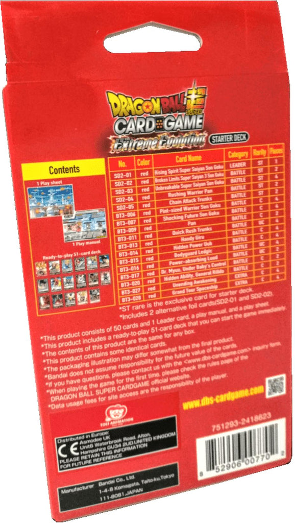 Starter Deck [DBS-SD02] - The Extreme Evolution