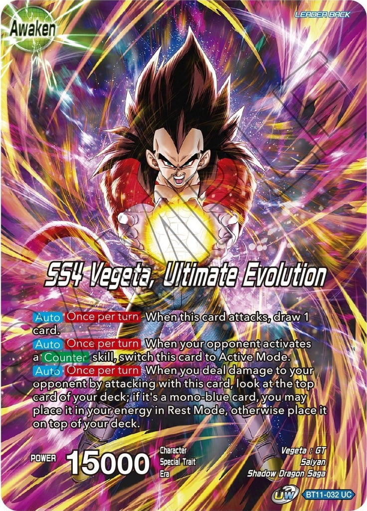 Vegeta // SS4 Vegeta, Ultimate Evolution (BT11-032) [Theme Selection: