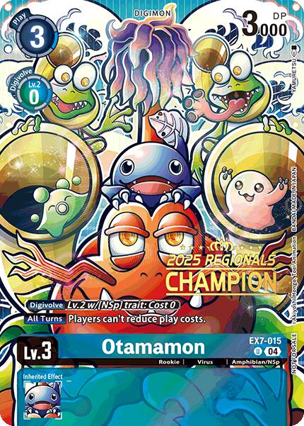 Otamamon [EX7-015] (2025 Regionals Champion) [Digimon LIBERATOR Promos