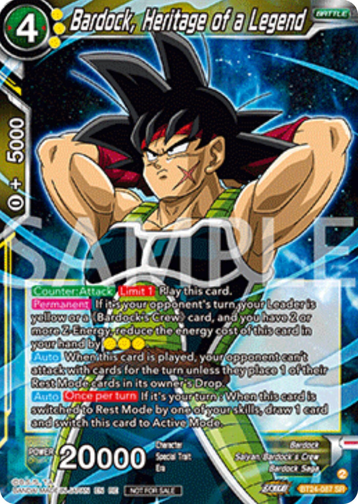 Bardock, Heritage of a Legend (Deluxe Pack 2025 Vol.2) (BT24-087) [Pro